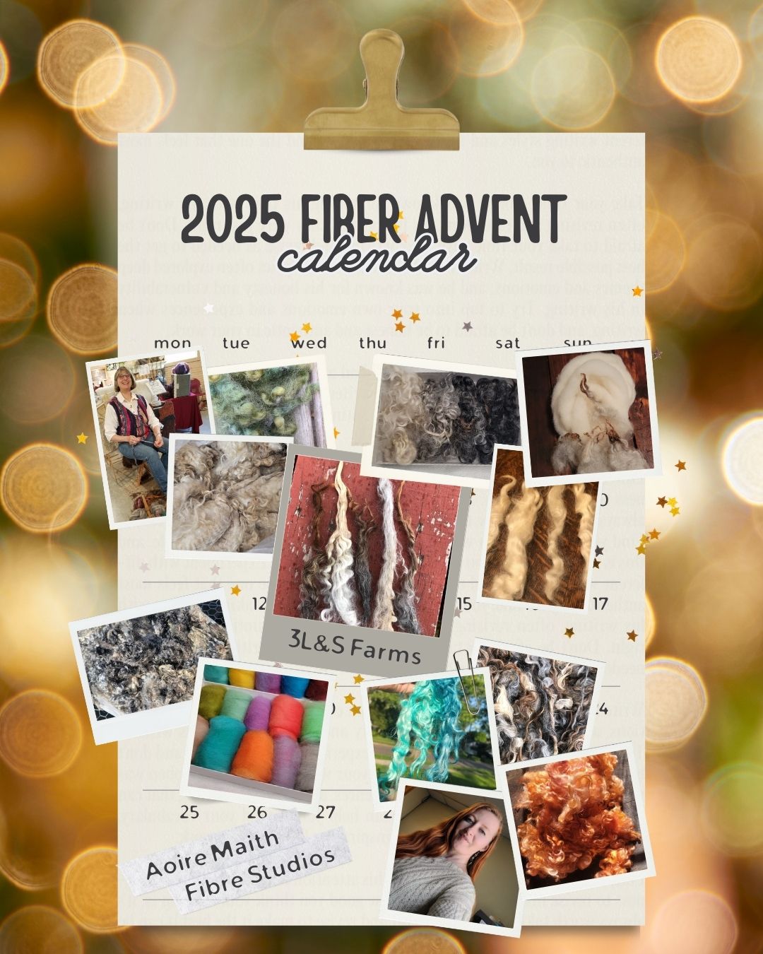 2025 Two Friends Fiber Advent Calendar Spinner Holiday Gifting – Aoire ...